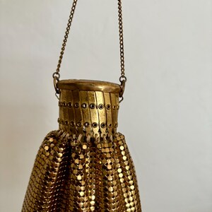 Antique 1920s Gold Mesh Expandable Coin Purse Rare Collectible Handbag ...