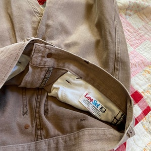 Vintage 70s Lee Set Tan Brown Flared Pants 28 Waist - Etsy