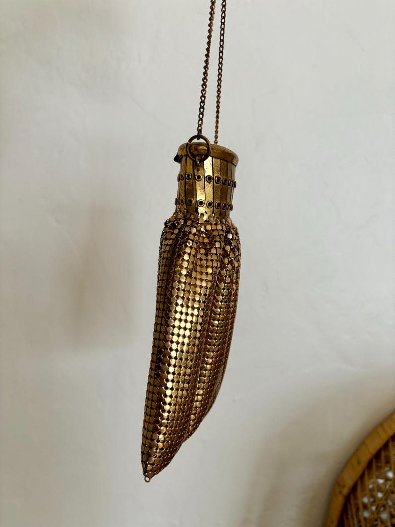 Antique 1920s Gold Mesh Expandable Coin Purse Rare Collectible Handbag ...