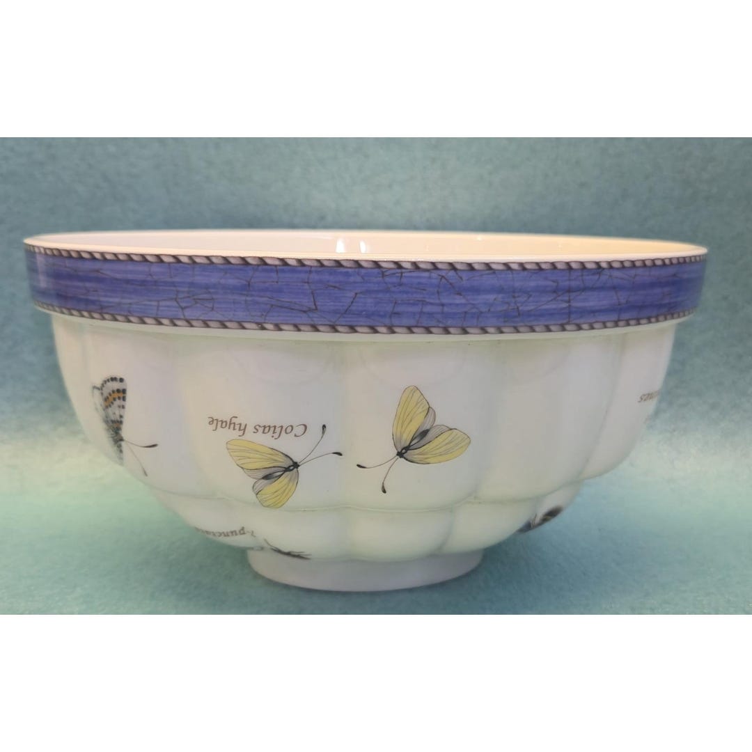 Wedgwood "sarah's Garden" Jello Mold - Blue Trim Springtime/easter - Etsy