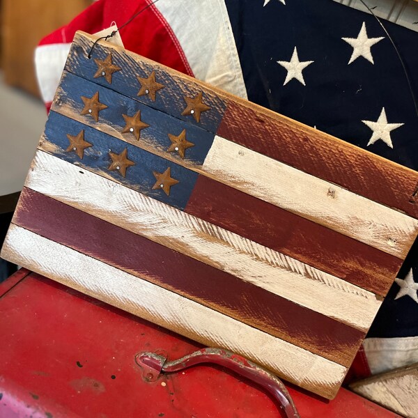 Primitive Flag - Etsy