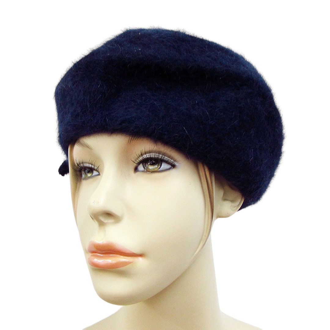 1970s Hat Blue / Vintage Hat Wool / Ladies Hat / Blue Wool Hat - Etsy