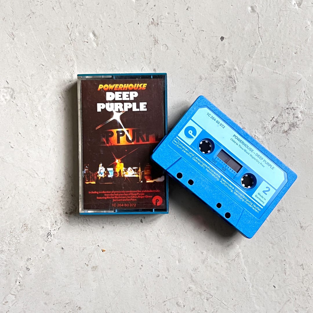 Deep Purple Powerhouse Cassette MC Rock Cassette Hard Rock Music - Etsy