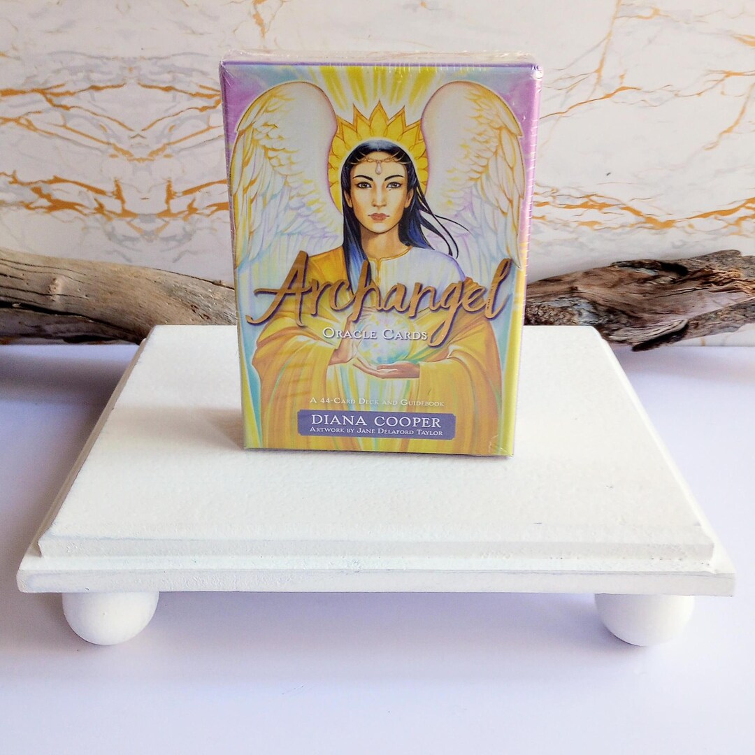 Archangel Oracle Cards Riser/44 Card Deck Guidebook/white Wood Card ...