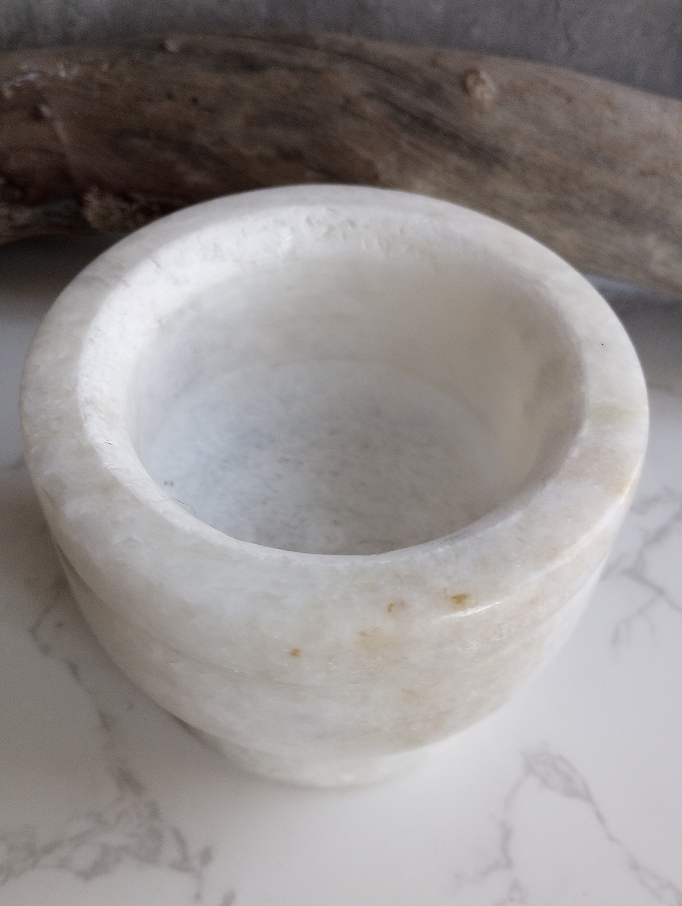 White Marble Mortar Pestle Set With Altar Tile/large Size - Etsy