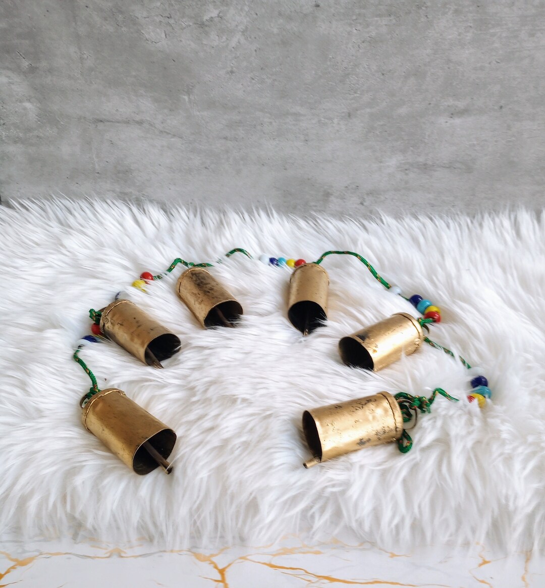 Harmony Bells on String/meditation Bells/set of Six Iron Bells With ...