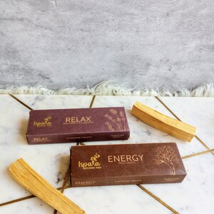 Ispalla Incense Bricks/palo Santo Resin Incense/energy or Relax Scents ...