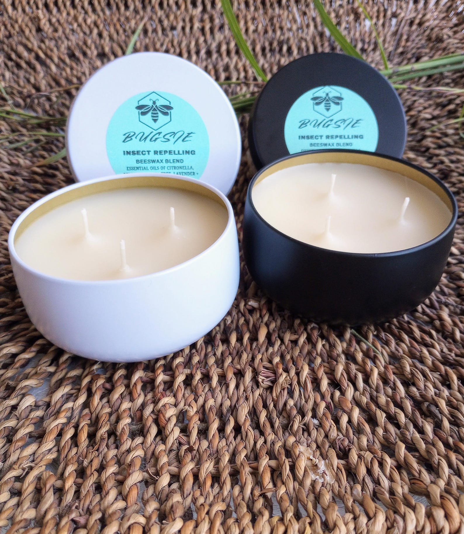 Bugsie Insect Repelling Candle/essential Oils + Beeswax Blend ...