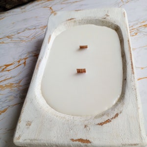 Vanilla Labdanum Dough Bowl Candle/gold Plated Heart Charm/coconut Soy ...