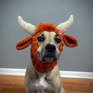 Farm BUNDLE 4 Crochet Dog Snood Pattern-chicken-cow-highland Cow-dog ...