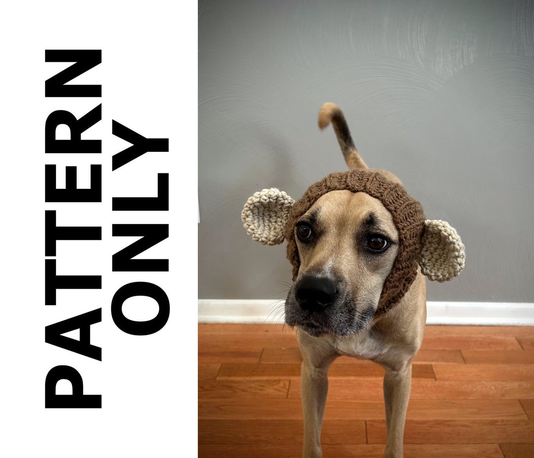 Monkey Dog Snood Cowl Pattern-dog Snood-dog Snood Crochet Pattern-snood ...