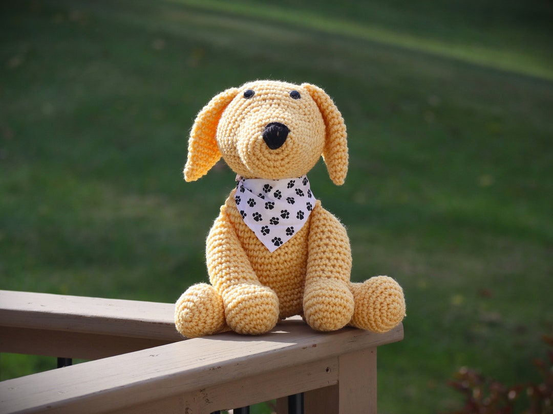 Golden Labrador-crochet-amigurumi-crochet Dog-crochet Animal-stuffed ...