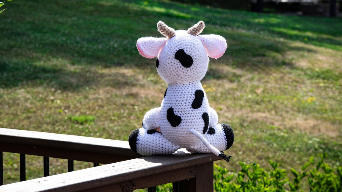 Cocoa the Cow Pattern-cow Crochet Pattern-amigurumi Pattern-crochet Cow ...