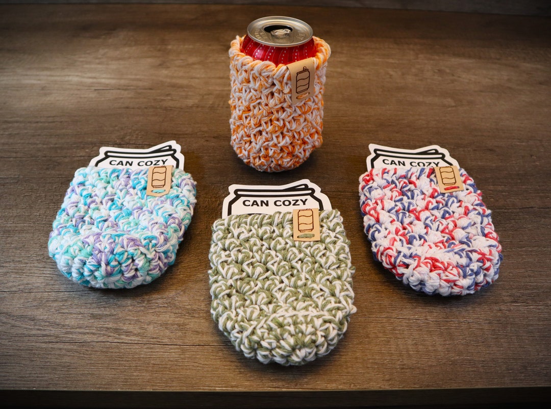 12oz Can Cozy-crochet Can Cozies-12oz Can Sleeve-can Holder-cozy-soda ...
