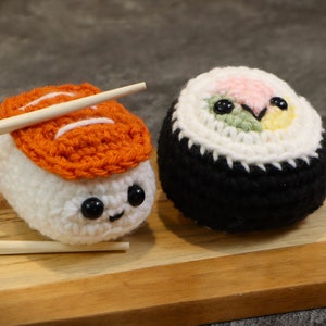 Sushi Nigiri Pattern-sushi Pattern-sushi Crochet Pattern-amigurumi ...
