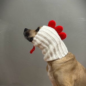 Chicken Dog Snood Cowl Pattern-dog Snood-dog Snood Crochet Pattern ...