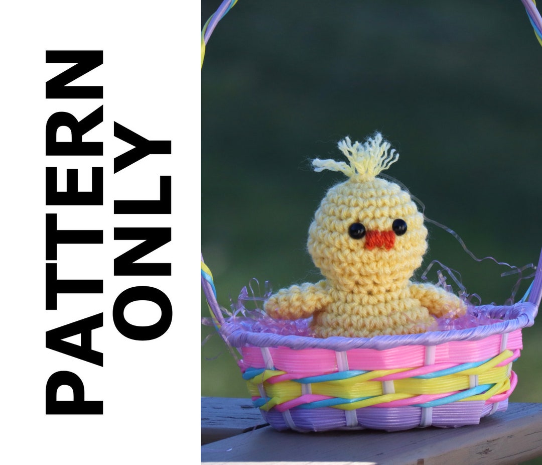 Chick Pattern-chick Crochet Pattern-amigurumi Pattern-easter Chick ...