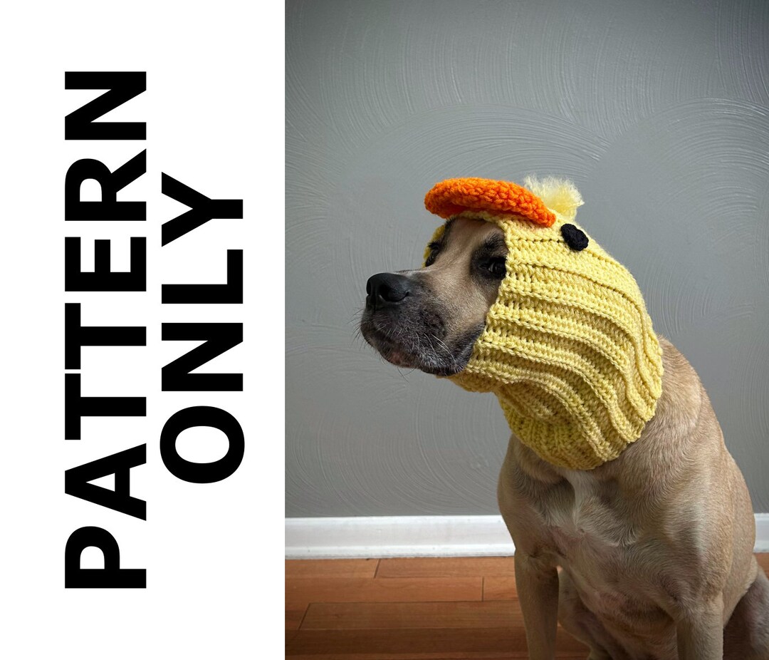Duck Dog Snood Cowl Pattern-dog Snood-dog Snood Crochet Pattern-snood ...