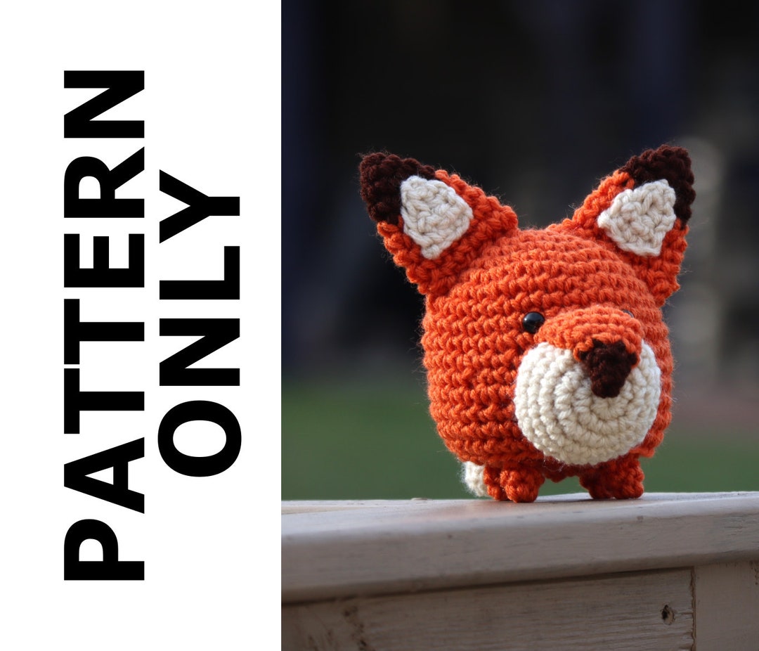 Fox Pattern-mini Fox Pattern-fox Crochet Pattern-amigurumi Pattern ...