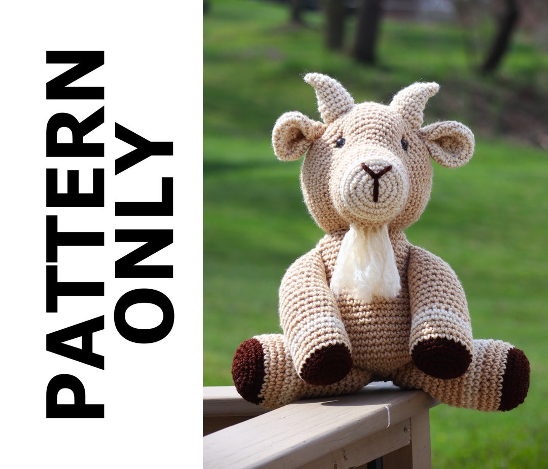 Billy the Goat Pattern-goat Crochet Pattern-amigurumi Pattern-crochet ...