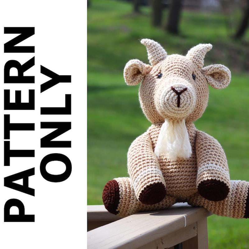 Crochet Goat - Etsy
