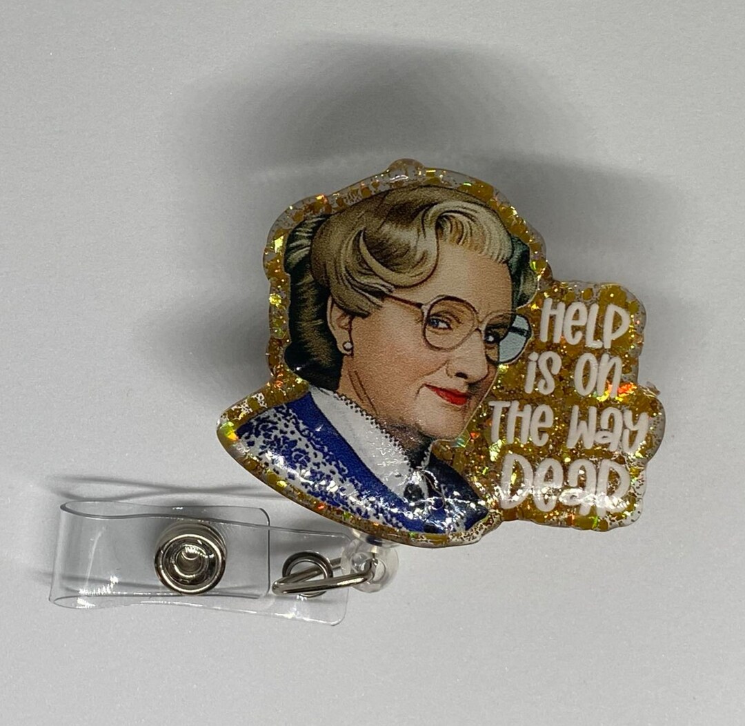 Badge Reel-help is on the Way - Etsy