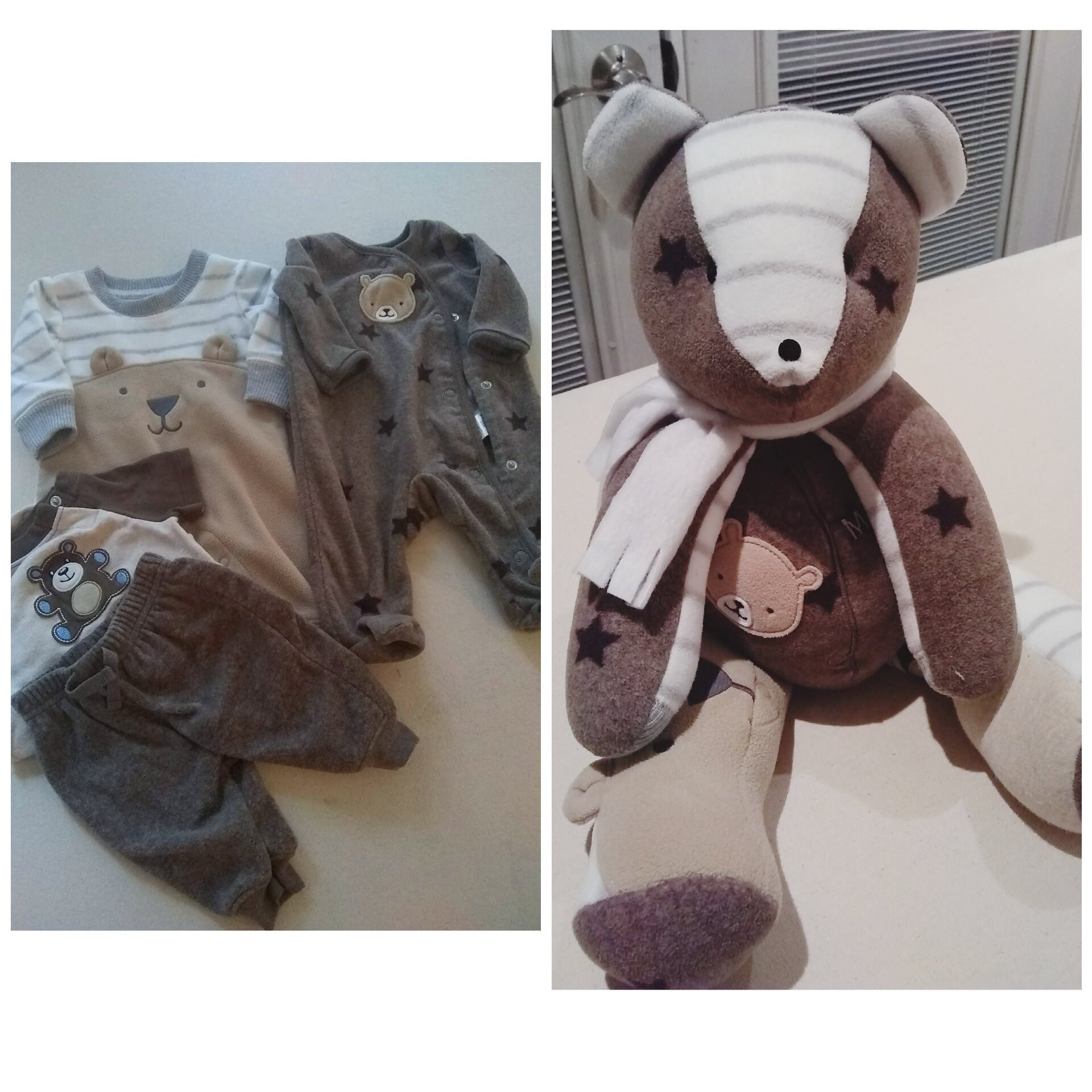 Weighted Heighted Memory Bear Baby Bear Full Term Bear Premmie - Etsy