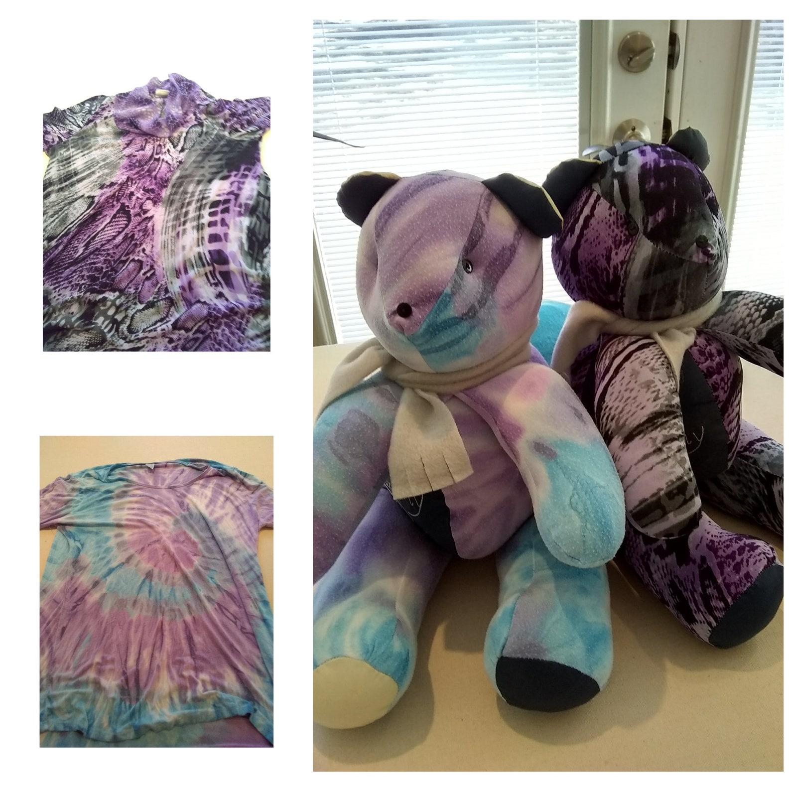 Memory Bear Baby Clothes Bear Keepsake Memory Pillow Bear - Etsy