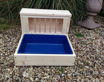 Rabbit Hay Feeder 3 in 1 Hay & Food Bowls With Litter Tray | Etsy