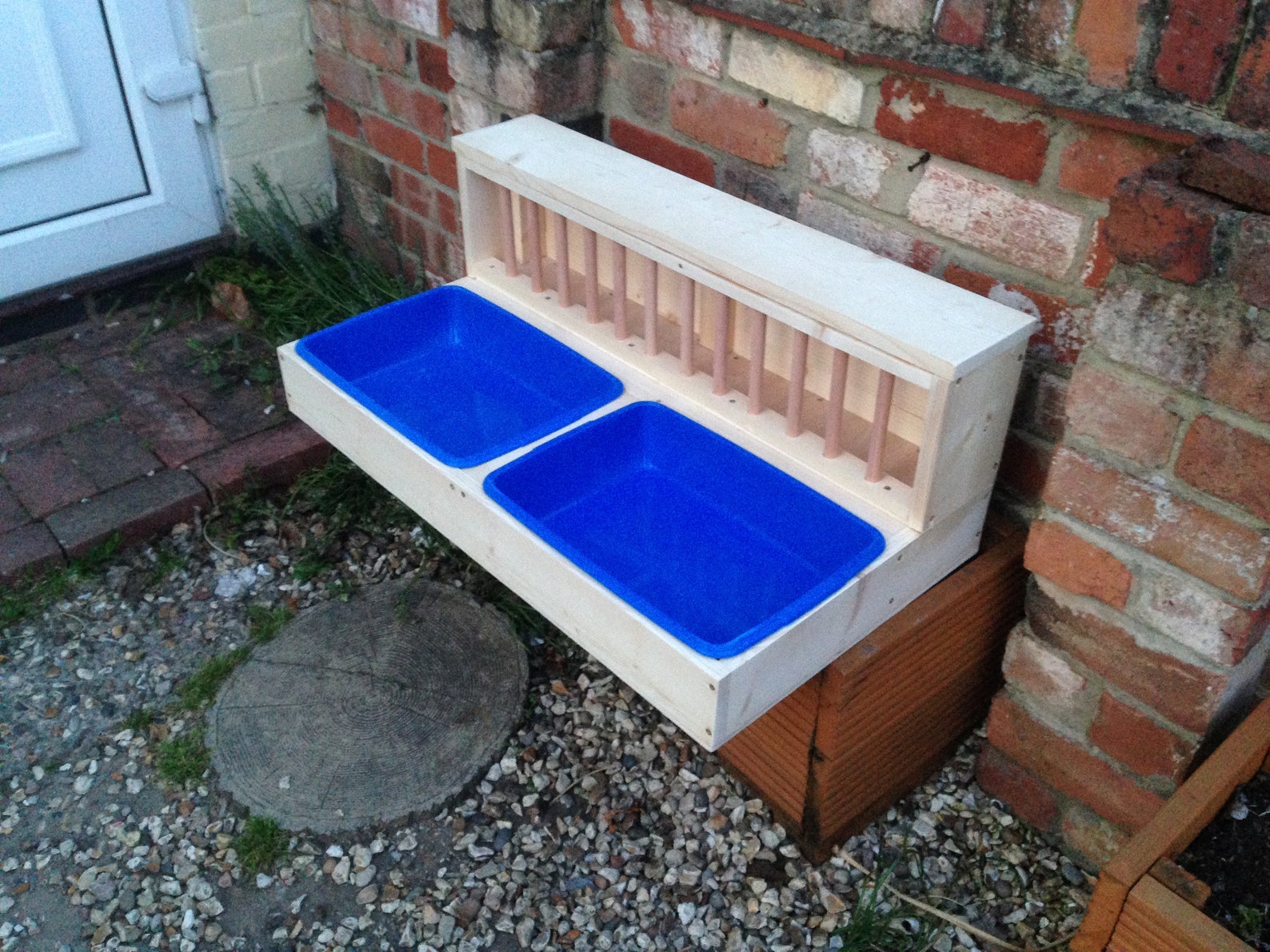 Double Rabbit Hay Feeder With Litter Trays | Etsy UK