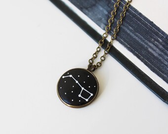 Big Dipper Necklace Gold Big Dipper Charm Ursa Major Great