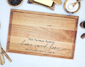 Realtor Closing Gift, Personalized Housewarming Gift, GPS Coordinates ...