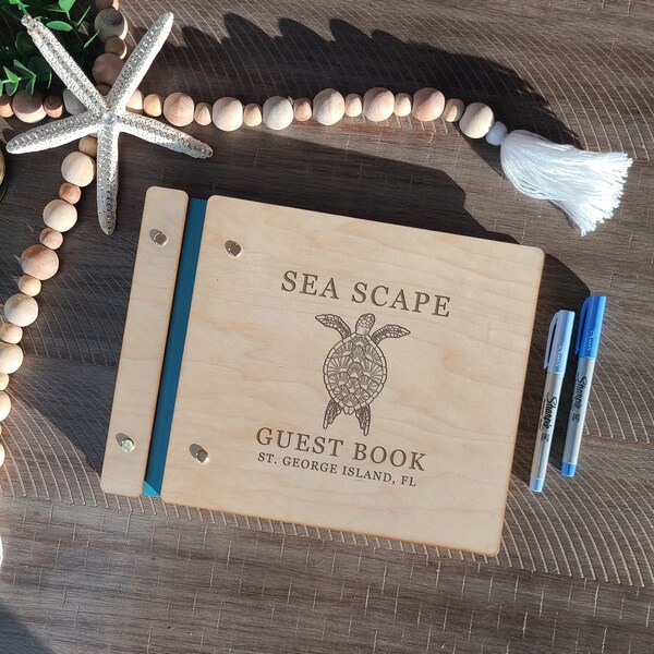 Beach Guest Book - Etsy