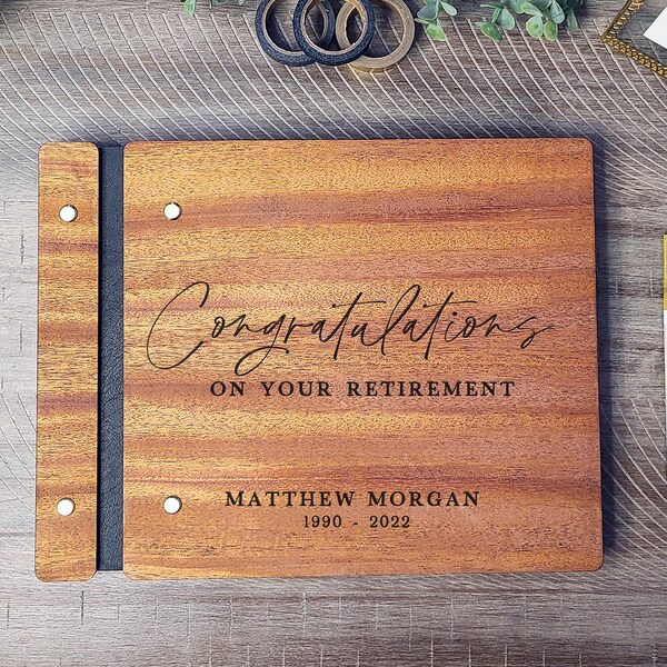 Retirement Book - Etsy