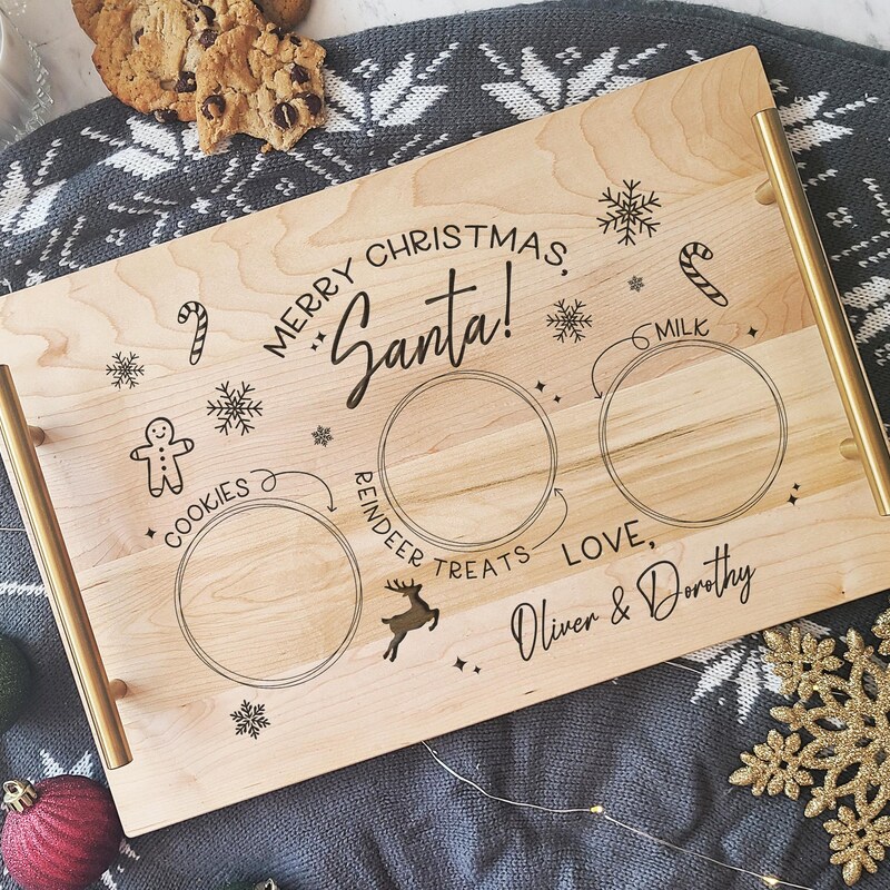 Santa Tray - Etsy