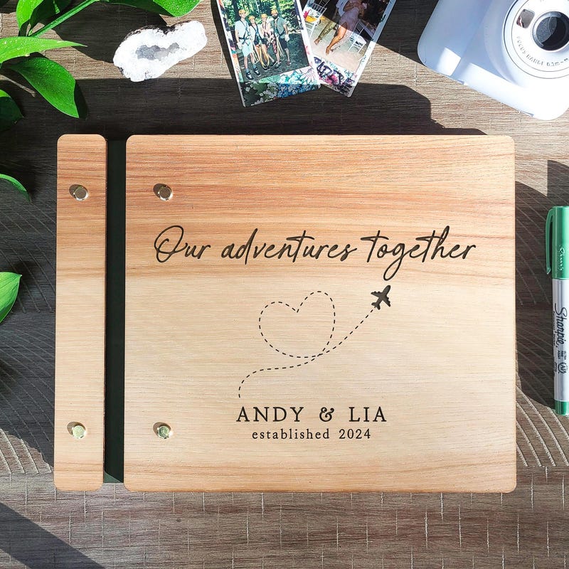 Wood Scrapbook - Etsy