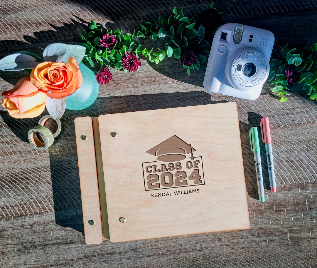Class of 2024 Custom Graduation Guest Book Personalized High School ...
