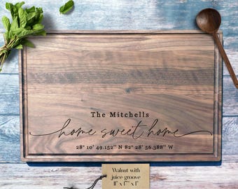 Realtor Closing Gift, Personalized Housewarming Gift, GPS Coordinates ...