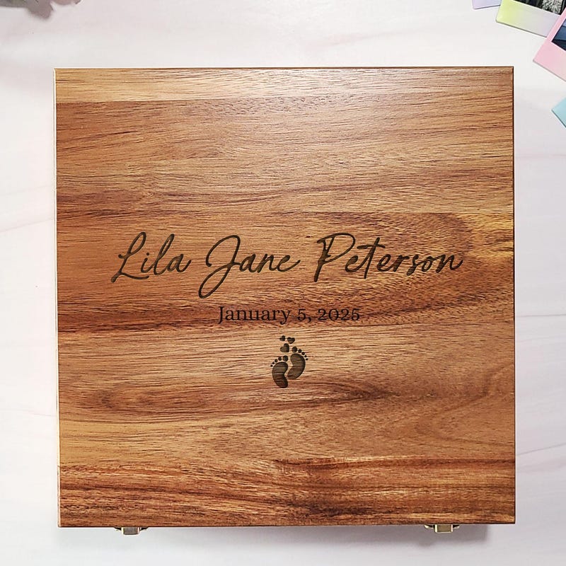 Baby Keepsake Box - Etsy