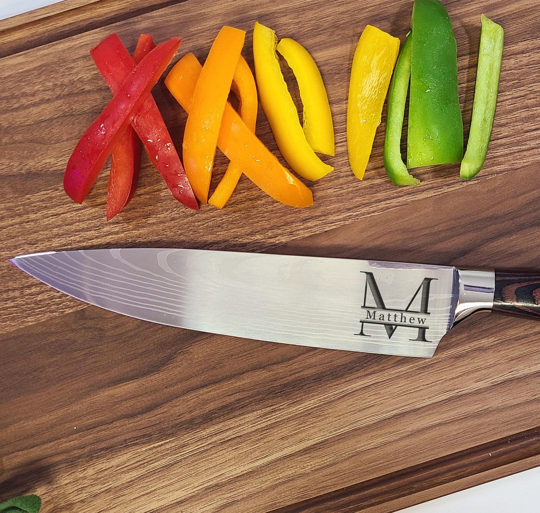Personalized Chef Knife - Custom Dad Gift - Boyfriend Gift - Custom ...