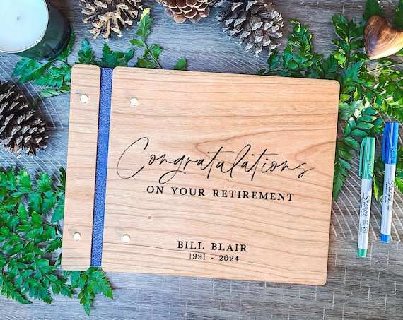 Retirement Reception Book