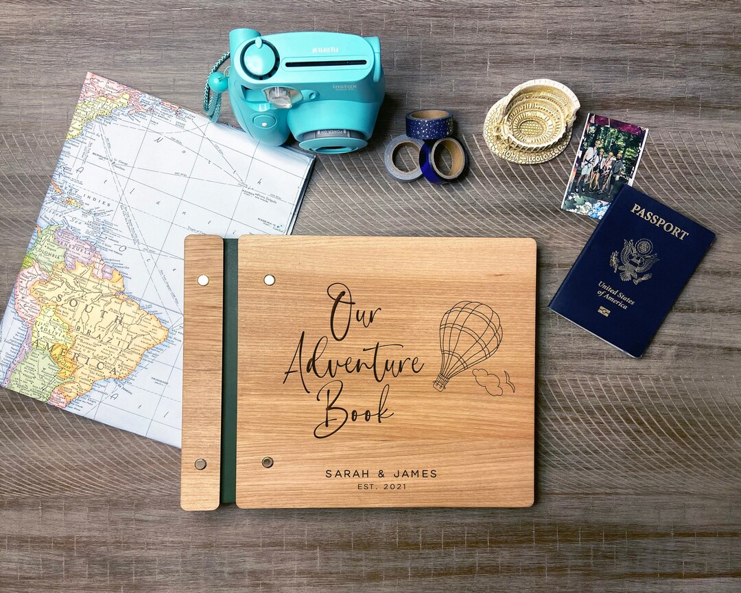 Our Adventure Book Valentine Gift for Her. Custom Adventure Notebook ...
