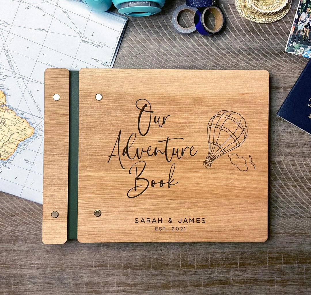 Our Adventure Book - Valentine Gift for Her. Custom Adventure Notebook ...
