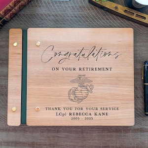 Personalized Military Retirement Guest Book: Army, Navy, Air Force ...