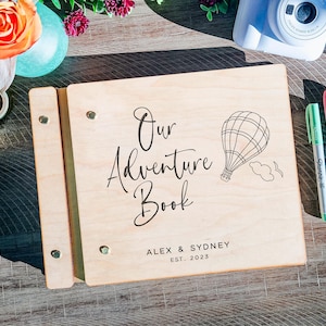 Our Adventure Book - Valentine Gift for Her. Custom Adventure Notebook ...