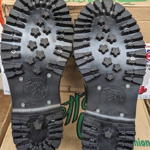 Getta Grip Made in England 3 Hole Safety Black Shoe Various Sizes - Etsy