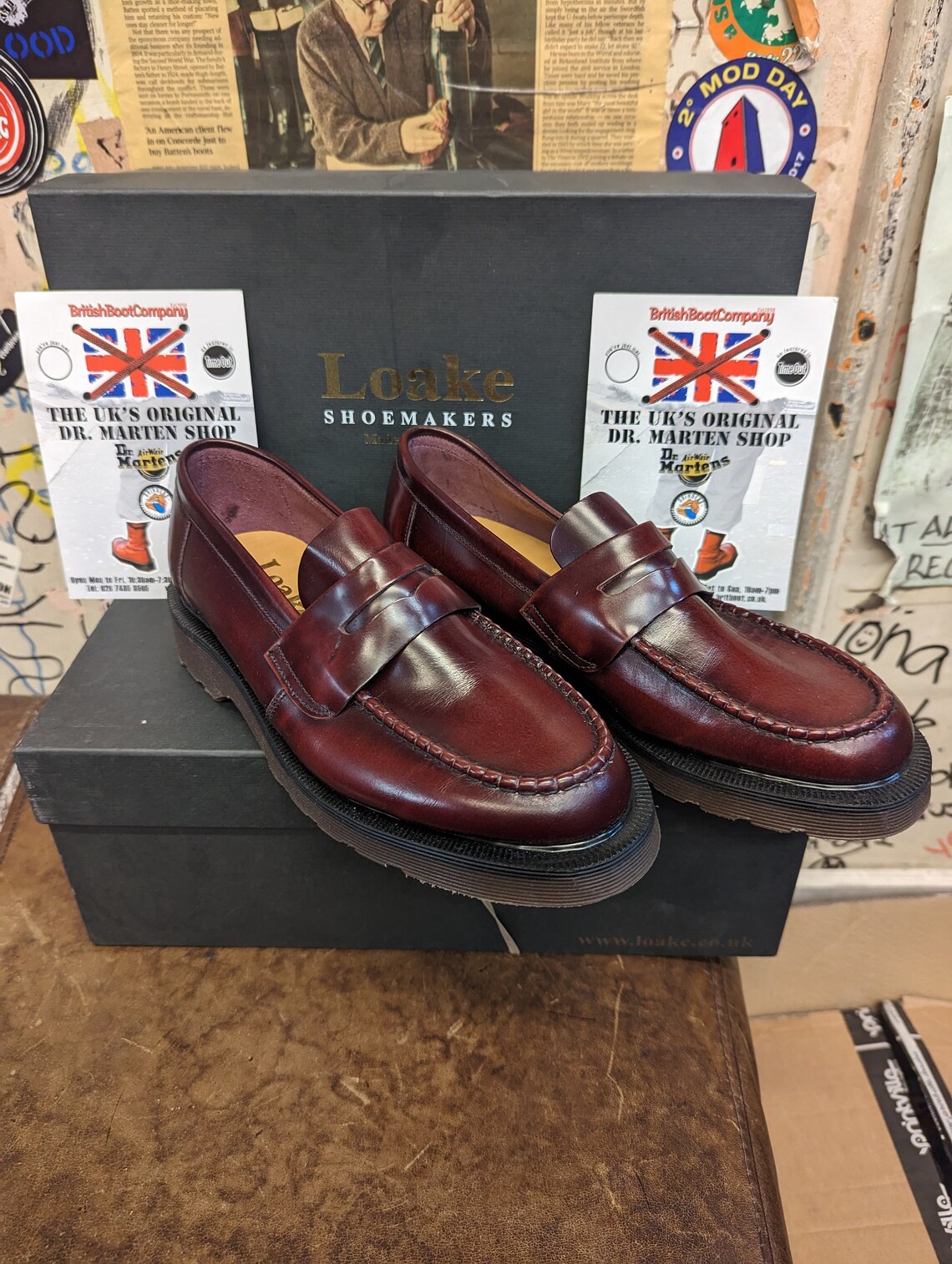 Loakes Made in England Penny Loafer Burgundy Leather Sizes 3-5 - Etsy