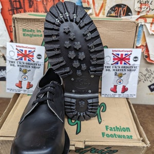 Getta Grip Made in England 3 Hole Safety Black Shoe Various Sizes - Etsy