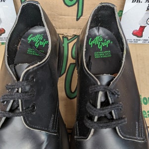 Getta Grip Made in England 3 Hole Safety Black Shoe Various Sizes - Etsy