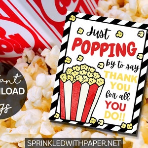 Appreciation Tags | Staff Co-worker Teacher Appreciation Print | Thank ...